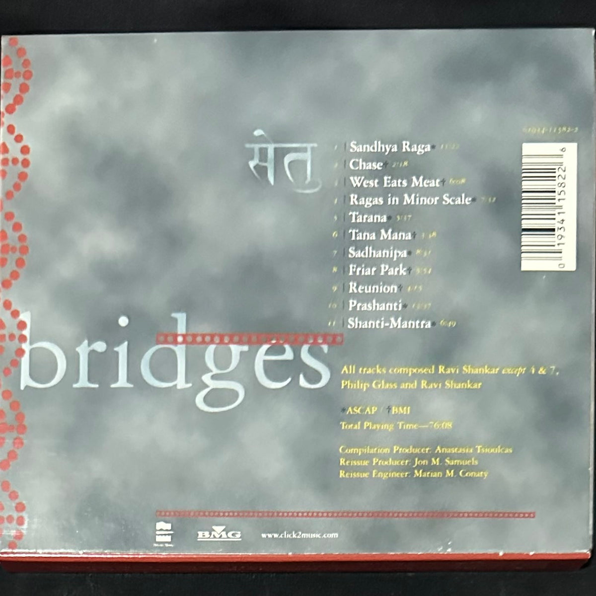 Ravi Shankar "Bridges: The Best of Ravi Shankar" Used CD – The Band Wagon USA