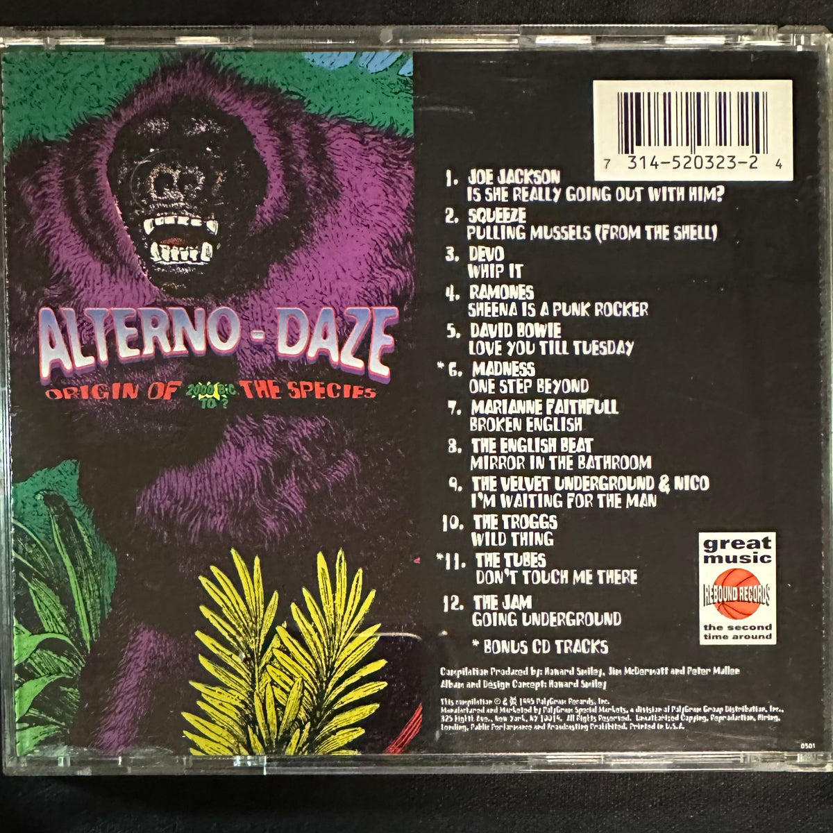 Alterno-Daze “Origin of the Species 2000 BC to ?” Used CD – The Band ...
