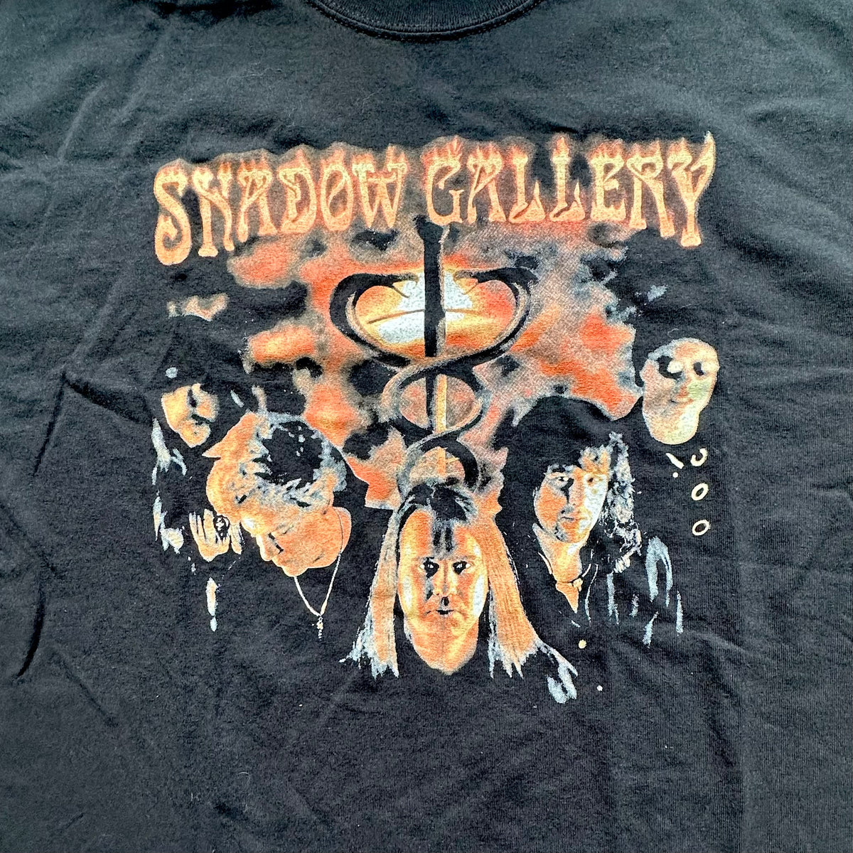 Shadow Gallery "Band" Black T-shirt – The Band Wagon USA
