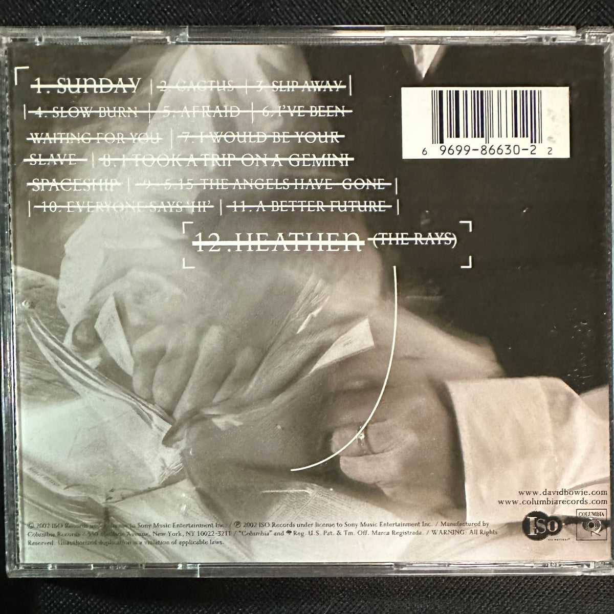 David Bowie “Heathen” CD – The Band Wagon USA