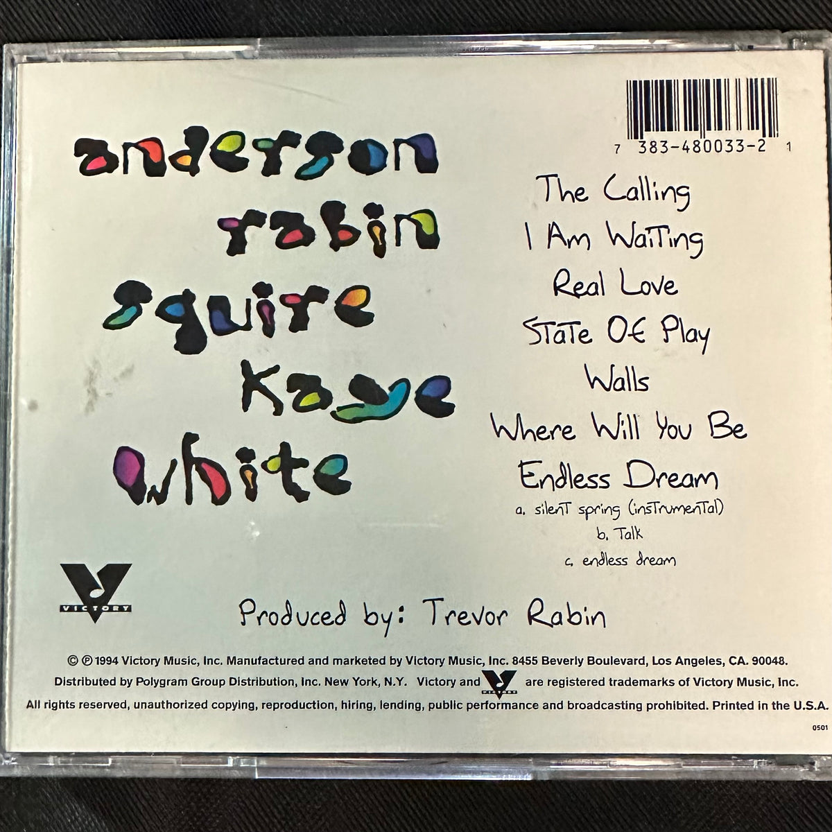 Yes "Talk" Used CD – The Band Wagon USA