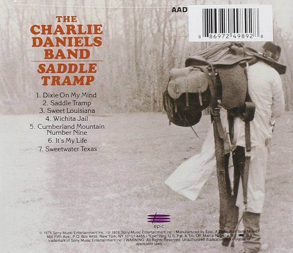 The Charlie Daniels Band "Saddle Tramp" Used CD – The Band Wagon USA