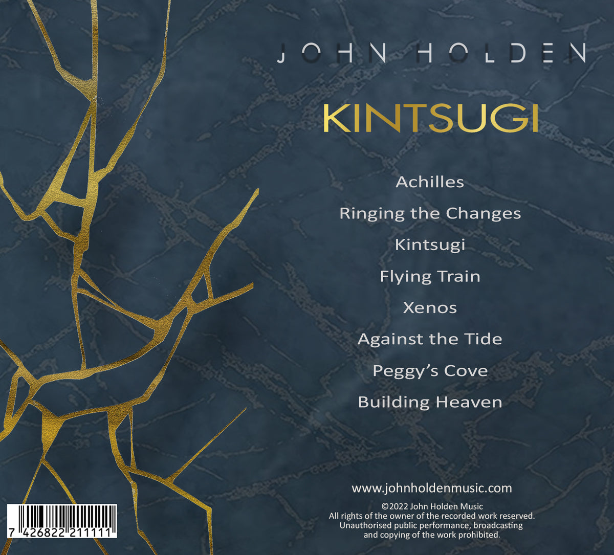 John Holden "Kintsugi" CD (Autographed Available) – The Band Wagon USA