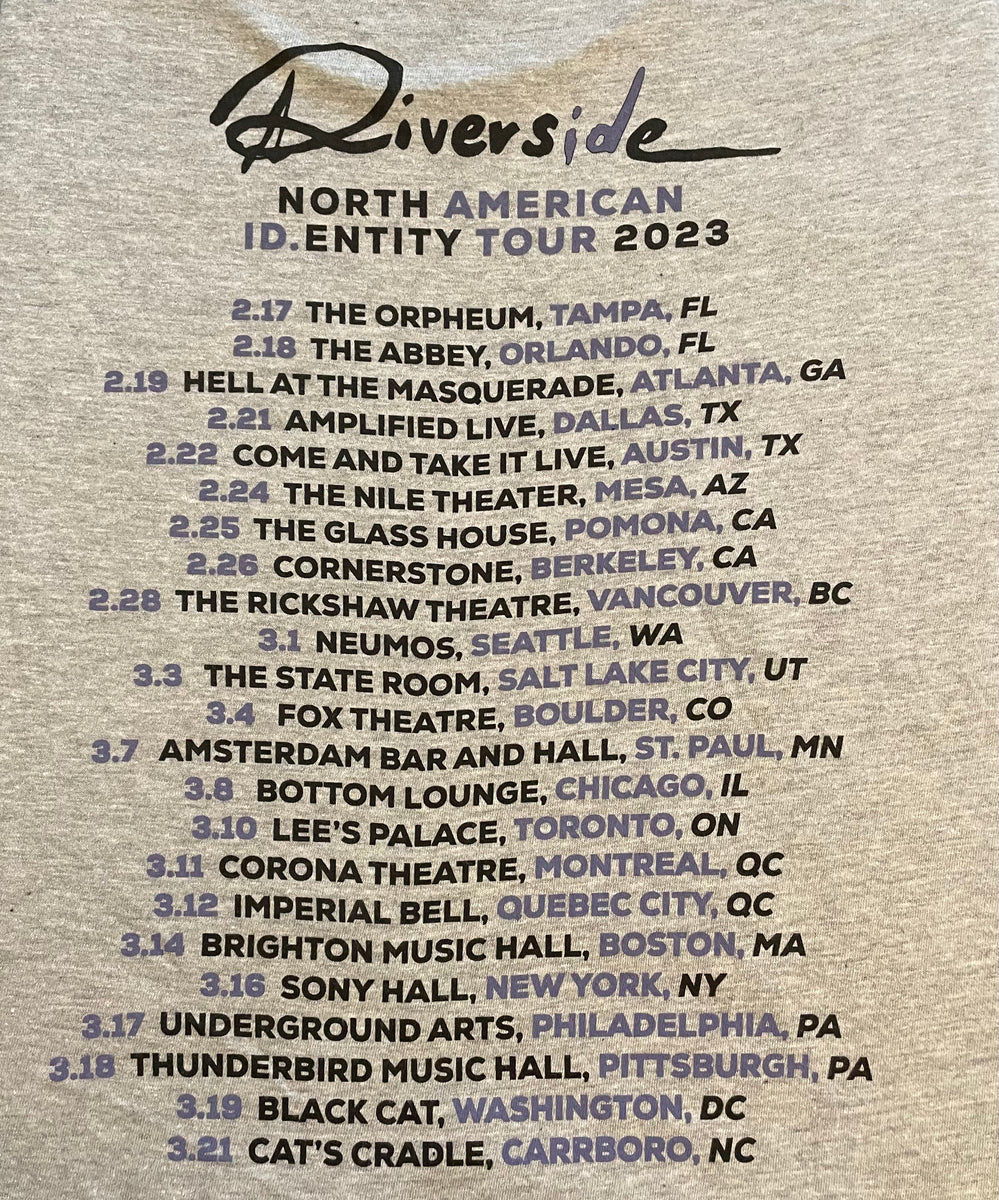 Riverside "Friend or Foe?" 2023 North American Tour Shirt – The Band ...