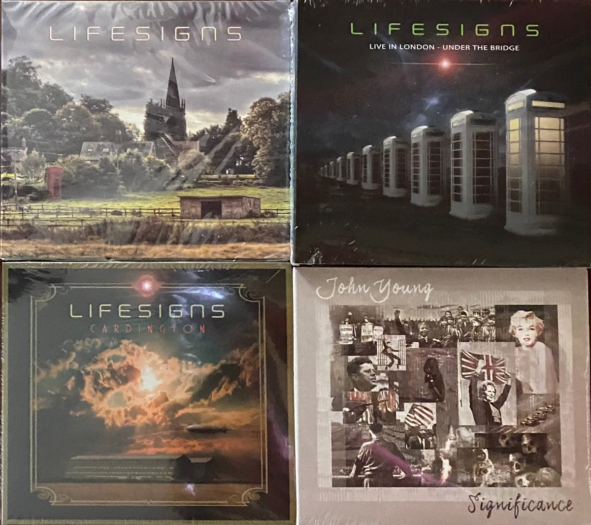 Lifesigns "Catch Up Pack" (3 CDs + 1 DVD) – The Band Wagon USA